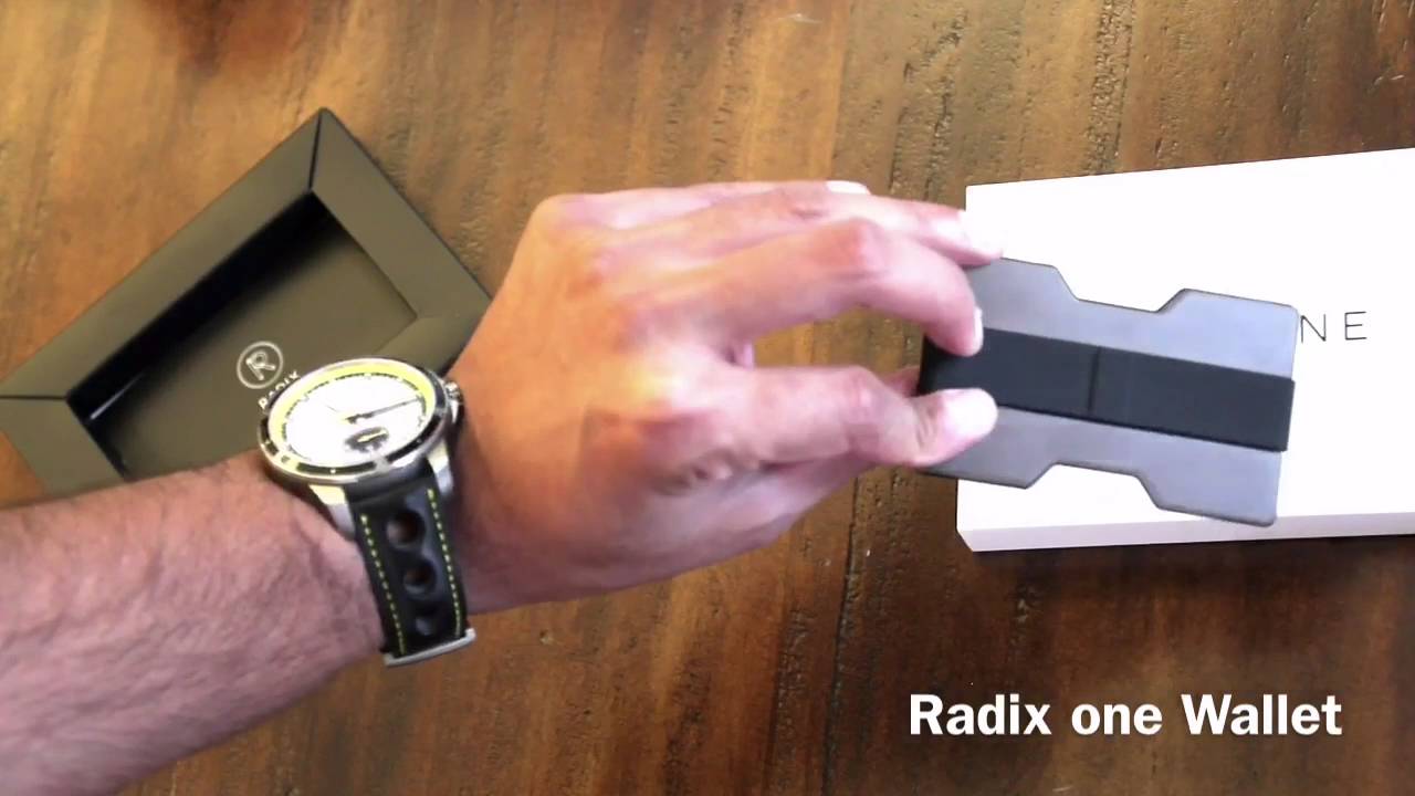 Radix One Slim Wallet - YouTube