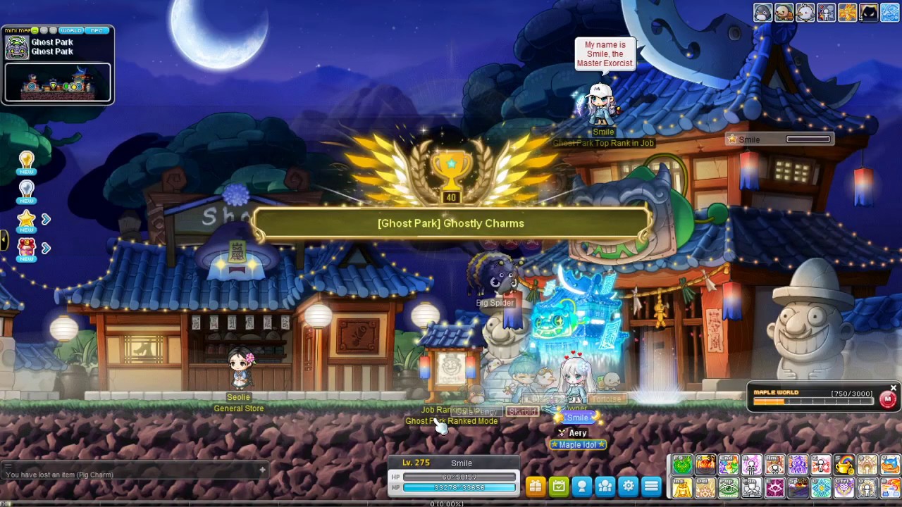 [MapleStory] Reboot GMS - Trading 7 Zodiac Charms for Jadeite Charm and ...