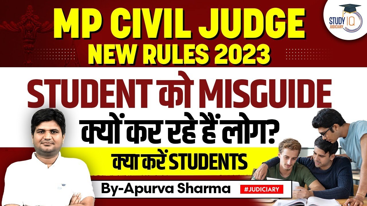 New Rules for MP Civil Judge Exam 2023: Addressing Misguidance and ...