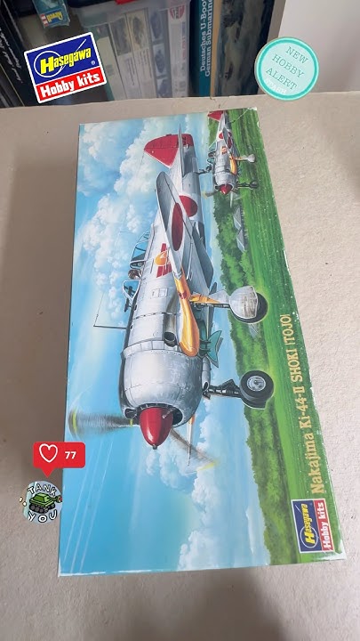 New stash unboxing! 1/72 Nakajima Ki-44 Shoki TOJO #hasegawa #aviation #scalemodel #ww2 # ...