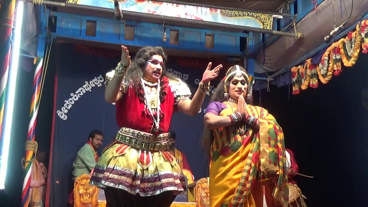 Yakshagana -- Tulu - Naga Devathe - 24 - Mangalam - YouTube