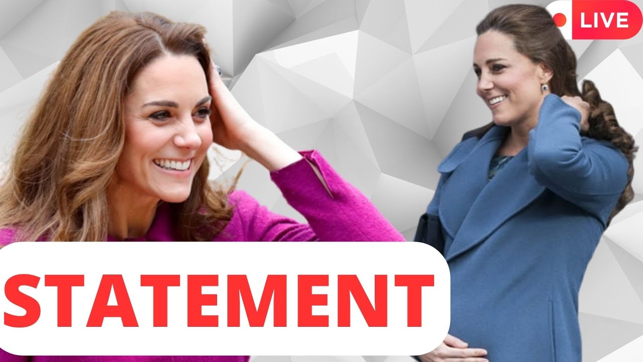 ROYAL SHOCKED! KATE MIDDLETON MADE A TOUCHING STATEMENT - YouTube
