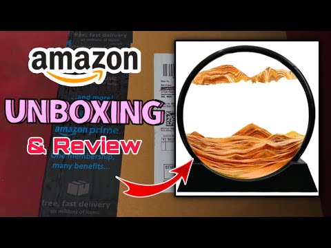 3D Moving Sand Art Dynamic Sandscape Painting Unboxing | Sand Art 3D Natural Landscape Showpieces