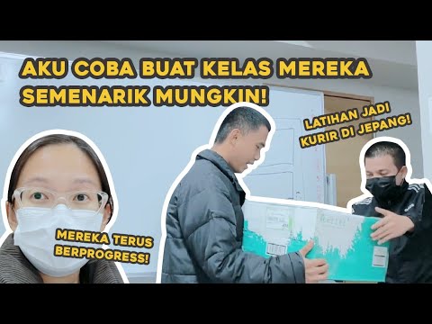 Vlog Jepang | Berperan Sebagai Kurir Jepang, Para Kouhai Improvisasi, Hebat!