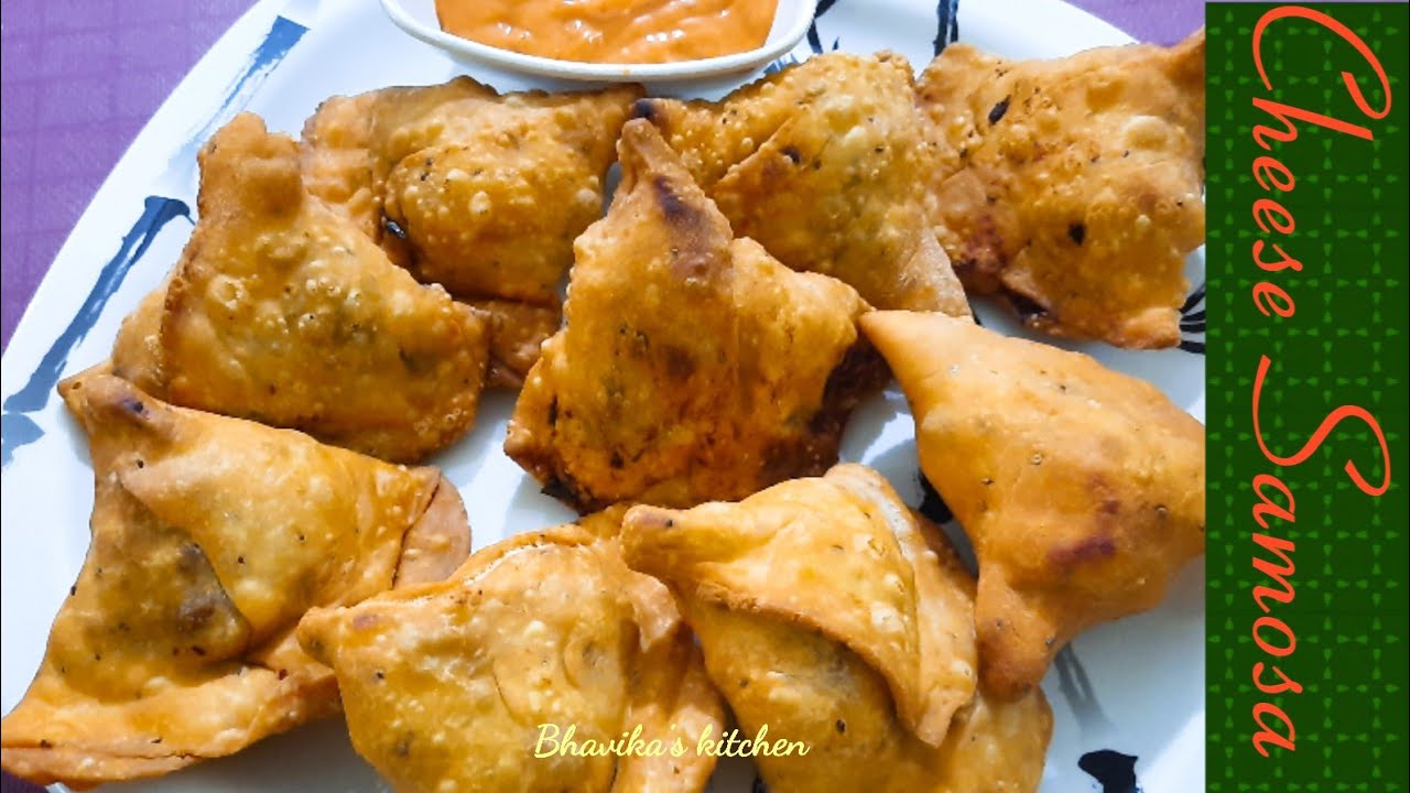 Monsoon special Cheese Samosa recipe - How to make cheese Sambosa ...