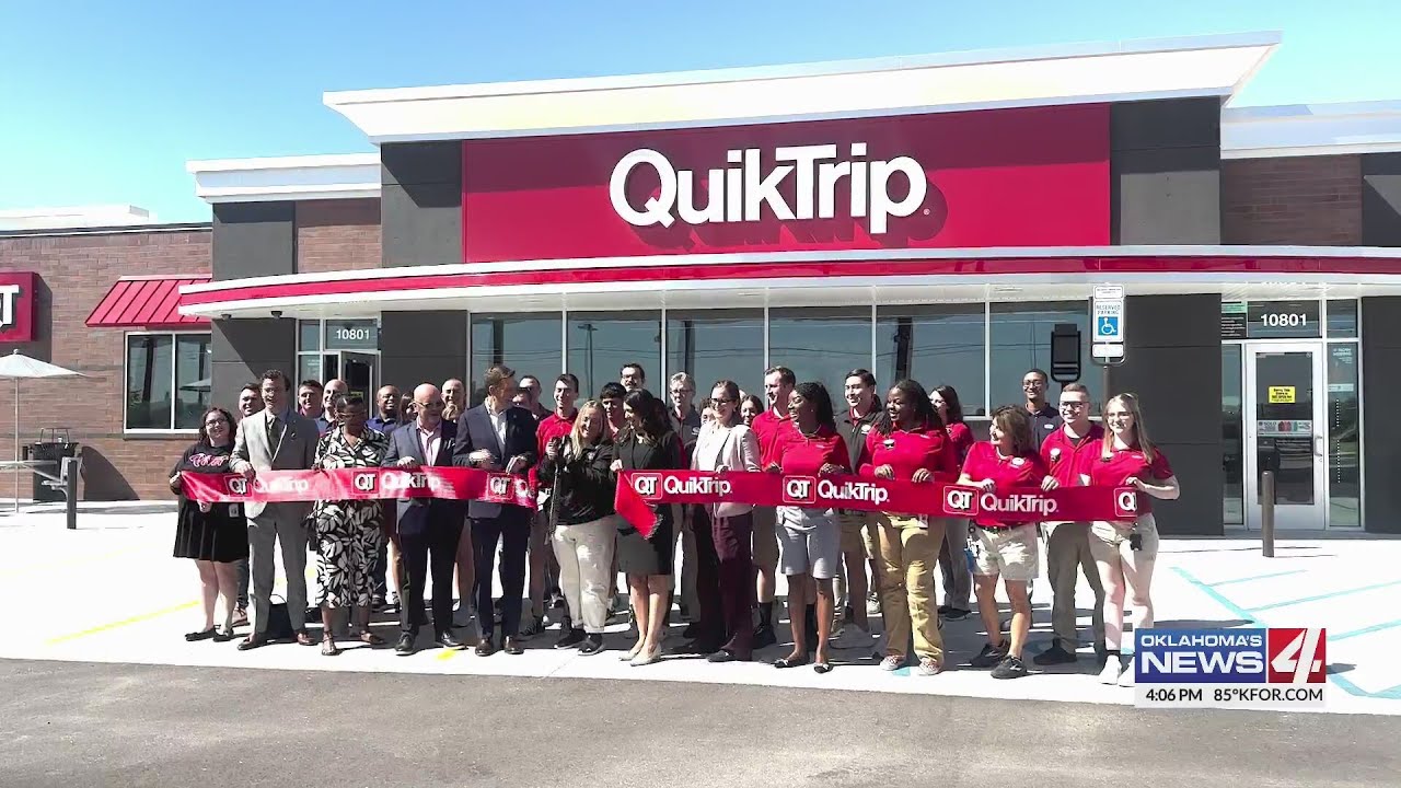Quik Trip opens its first store in OKC at I-35 & Hefner - YouTube