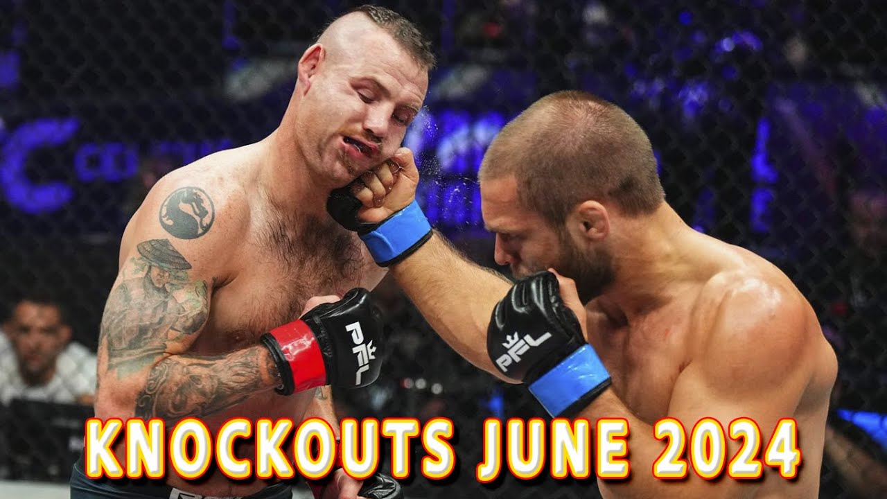 MMA Knockouts of June 2024 - YouTube