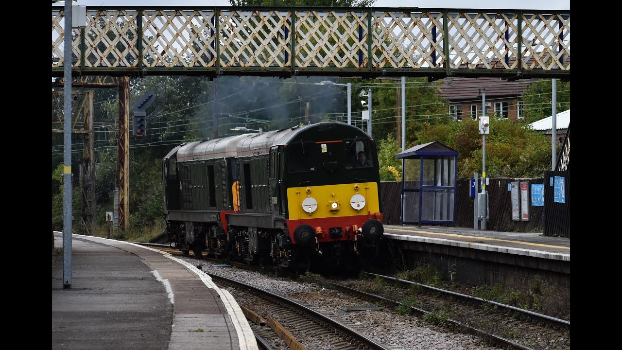 LSL Class 20 No's. 20096 & 20107 on 0Z20 Crewe H.S - Middlesbrough Sdgs ...