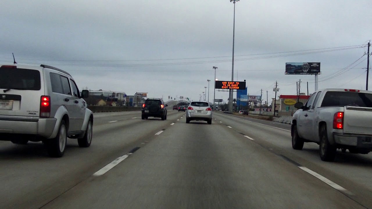 Gulf Freeway (Interstate 45 Exits 32 to 40) northbound (Local Lanes ...