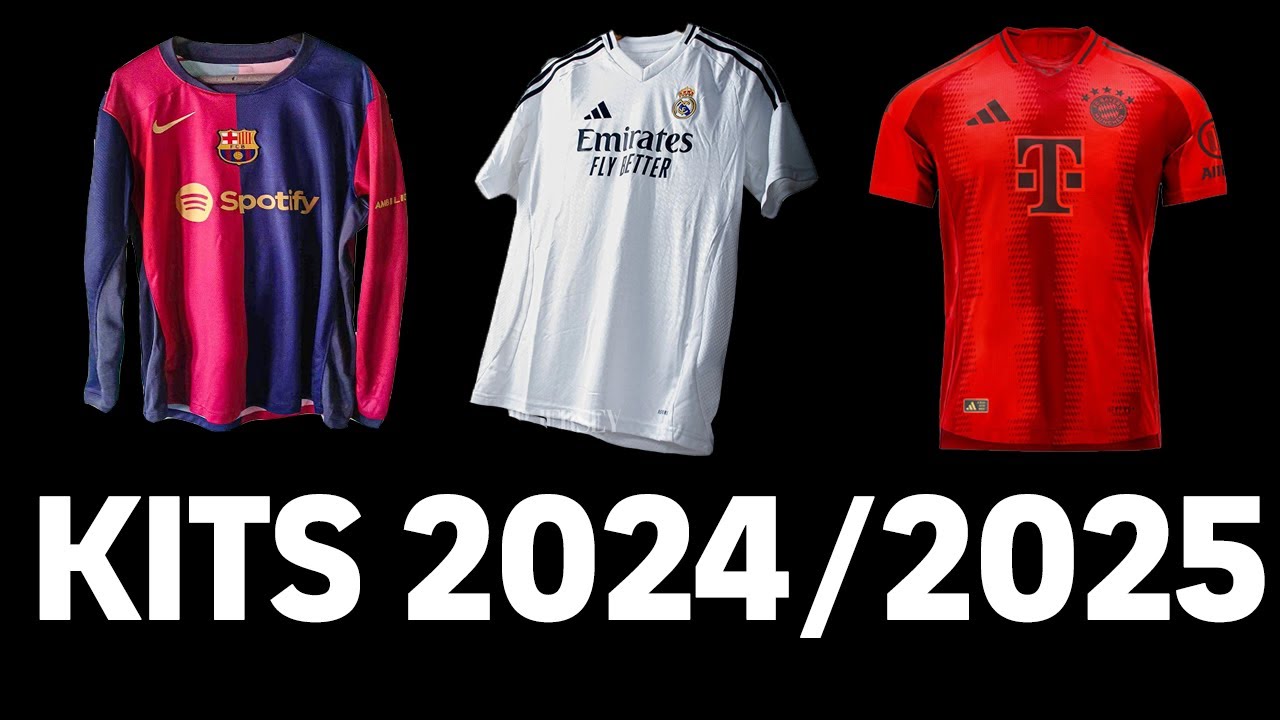 Editar Kits 2024/2025 Real Madrid, Barcelona, B.Munich, Arsenal ...