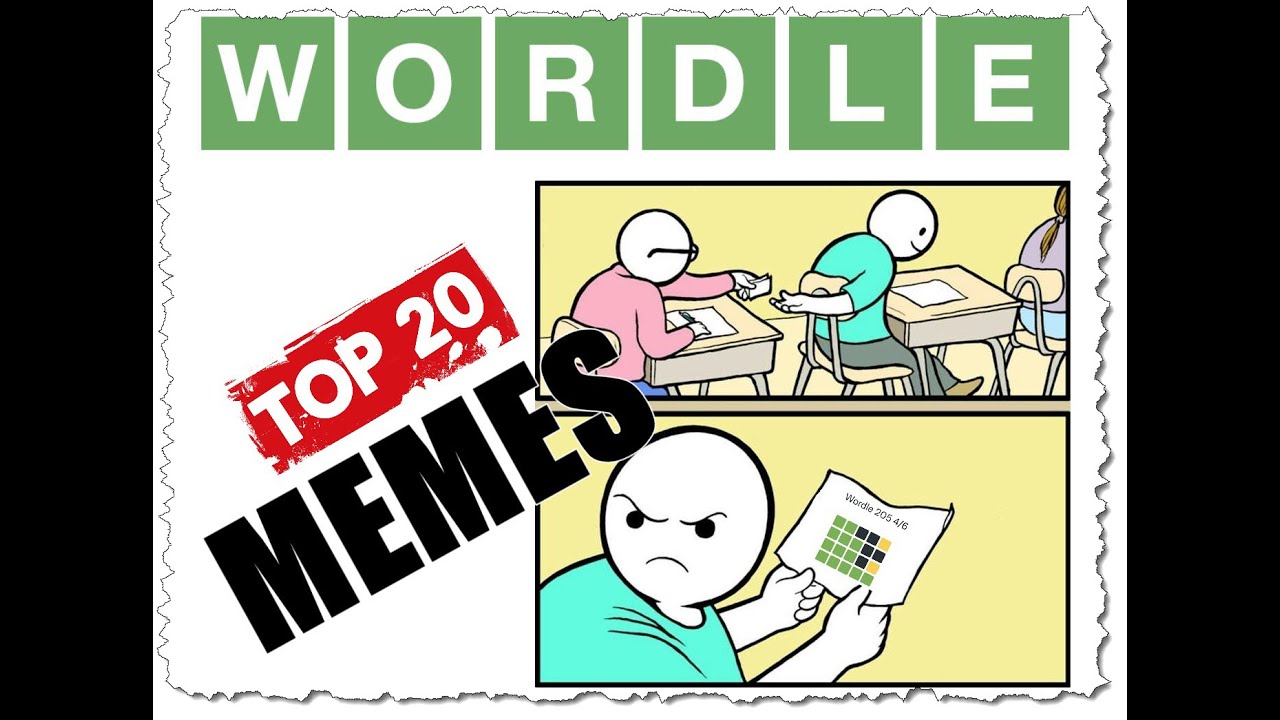 WORDLE - TOP 20 MEMES - YouTube