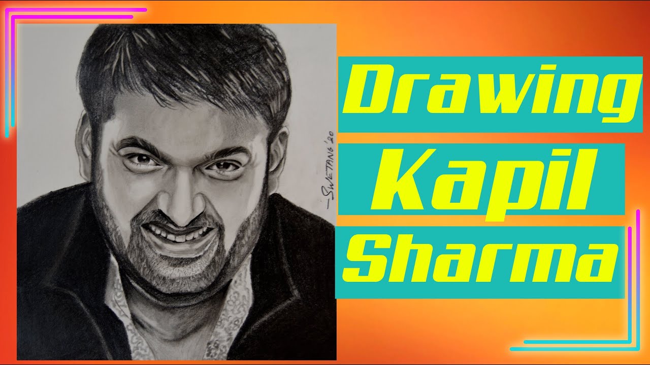 Kapil Sharma Drawing with Graphite pencils [The Kapil Sharma Show ...