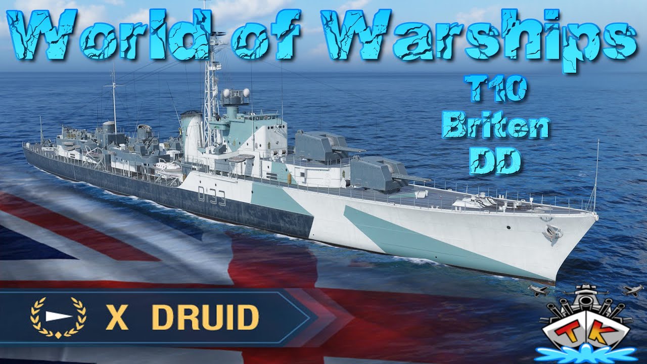 Druid T10/DD/Briten "Vorschau" in World of Warships auf Deutsch/German ...