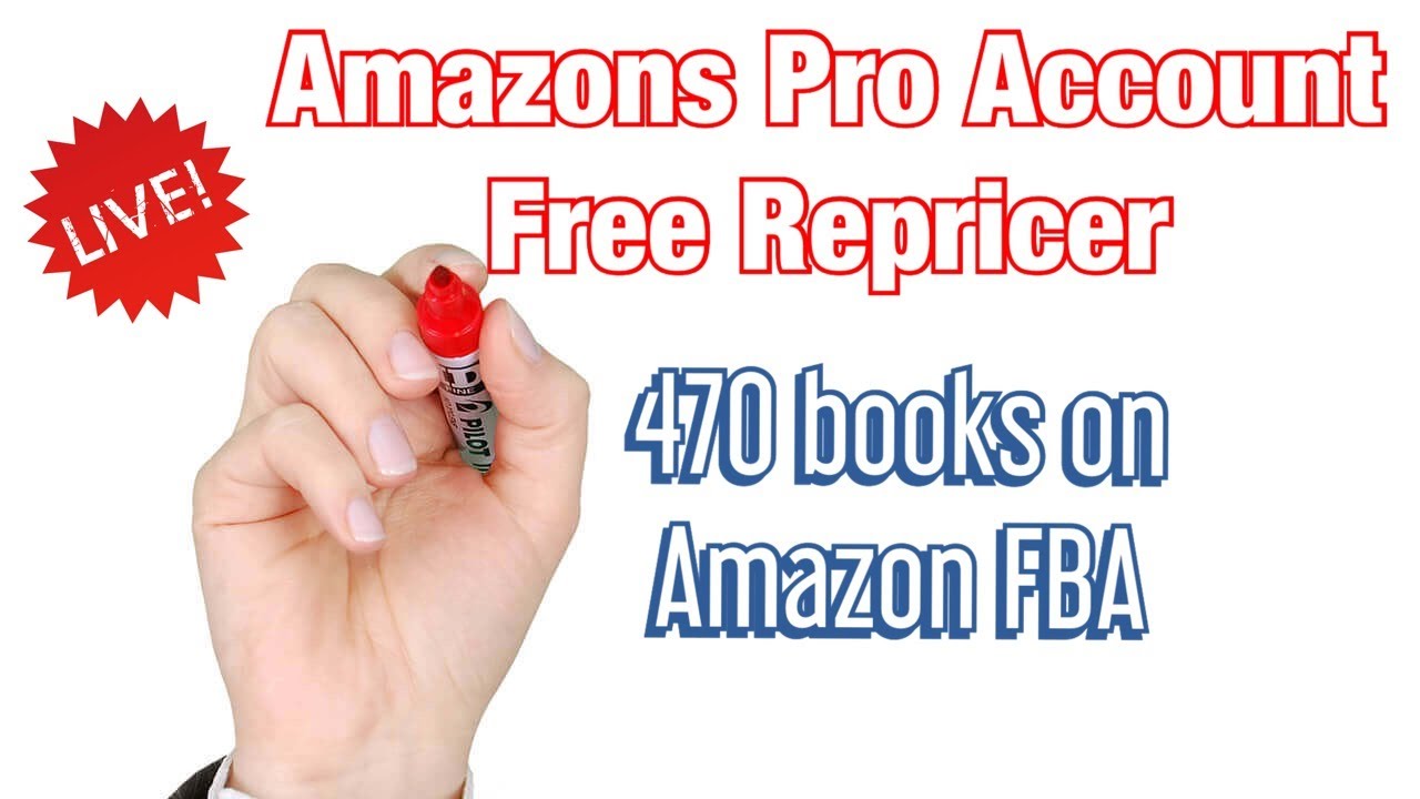 Using Amazon's Free Repricer to reprice my 470 books Amazon FBA - YouTube