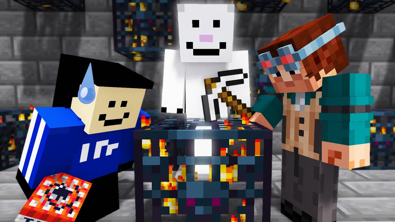 Quackity Helps Cellbit Break Forever's Illegal XP Farm! QSMP - YouTube