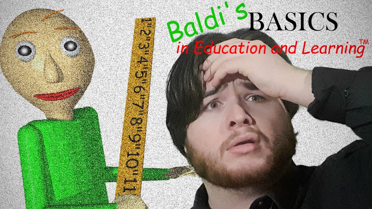 Playing Baldi's Basics for the first time - YouTube