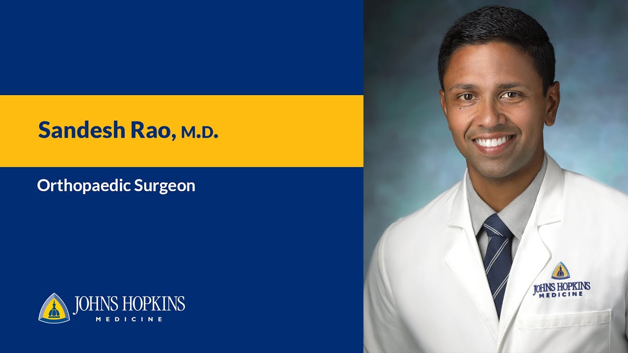 Dr. Sandesh Rao | Orthopaedic Surgeon - YouTube