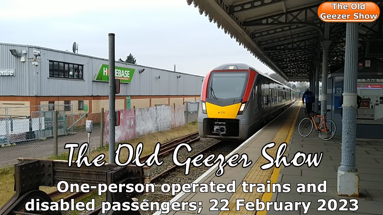 Do one-person train operations discrimate against disabled? Old Geezer ...