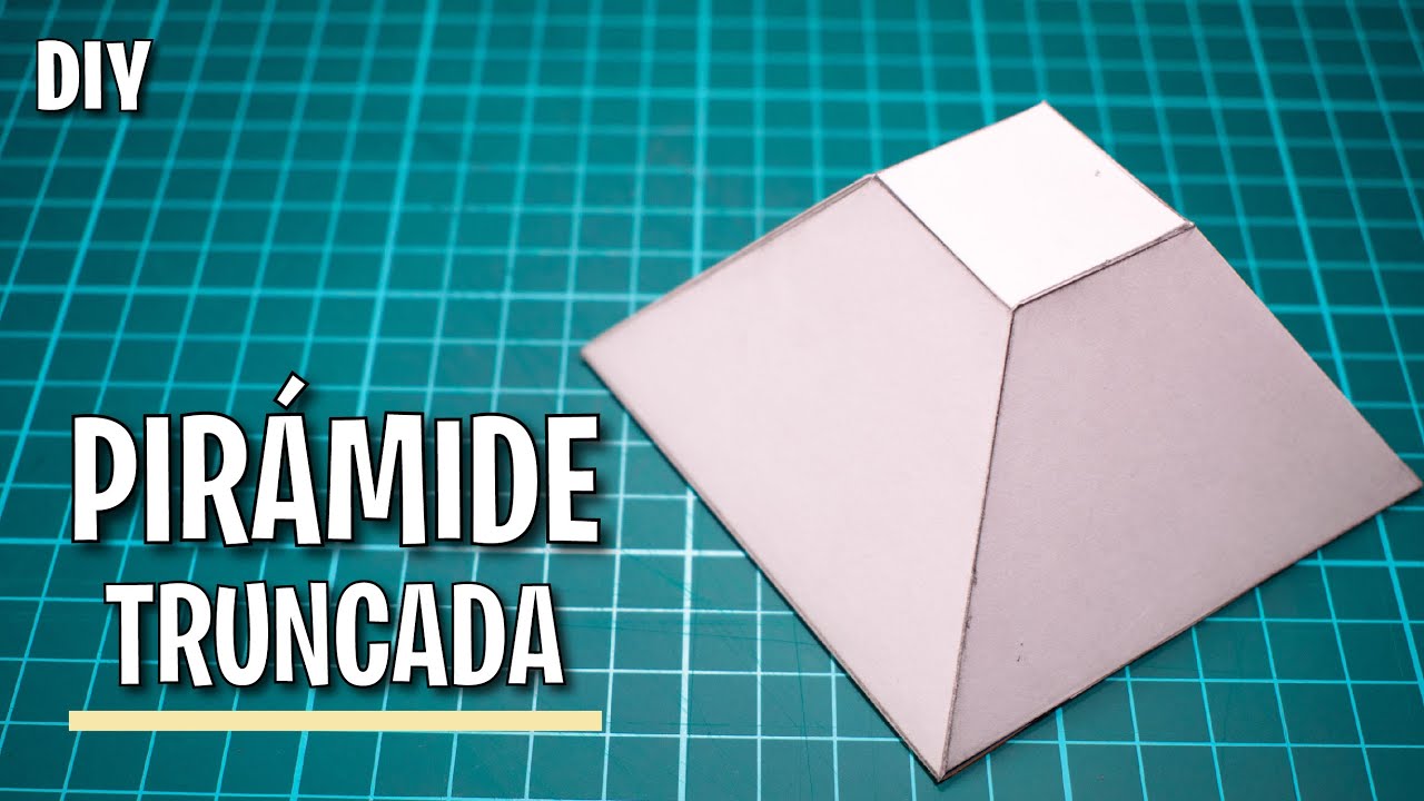 Cómo hacer una Pirámide truncada - YouTube