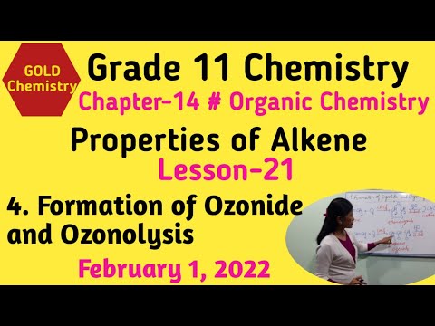 Chemistry grade 11 chapter 14 organic lesson 21 formation of ozonide ...