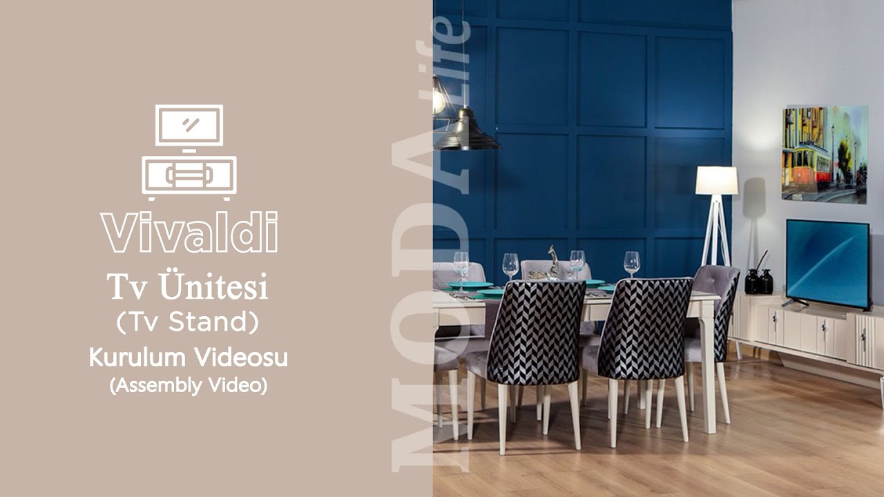Vivaldi Tv Ünitesi Kurulum Videosu (Vivaldi Tv Stand Assembly) - YouTube