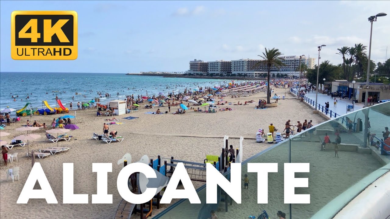 Alicante, Spain | July 2023 | Walking Tour 4k - YouTube