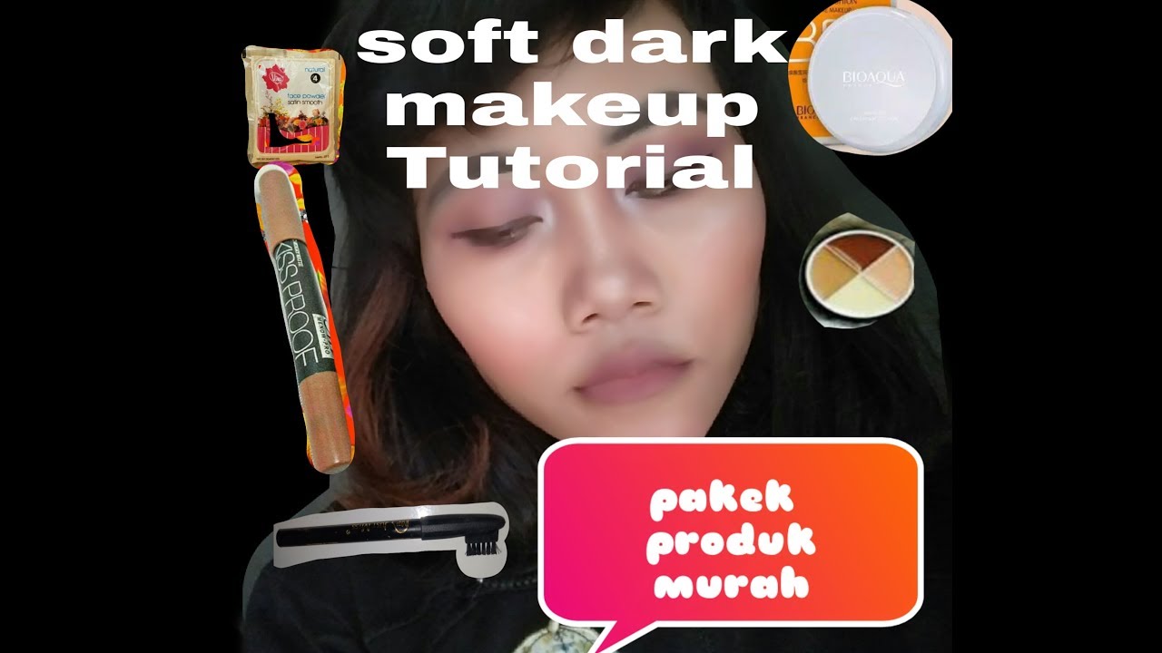 Soft dark makeup tutorial - YouTube