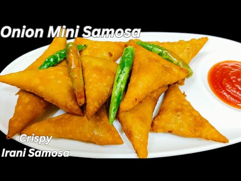 Crispy Onion Mini Samosa Recipe | सिर्फ प्याज और आटे से बनाया महिनो ...