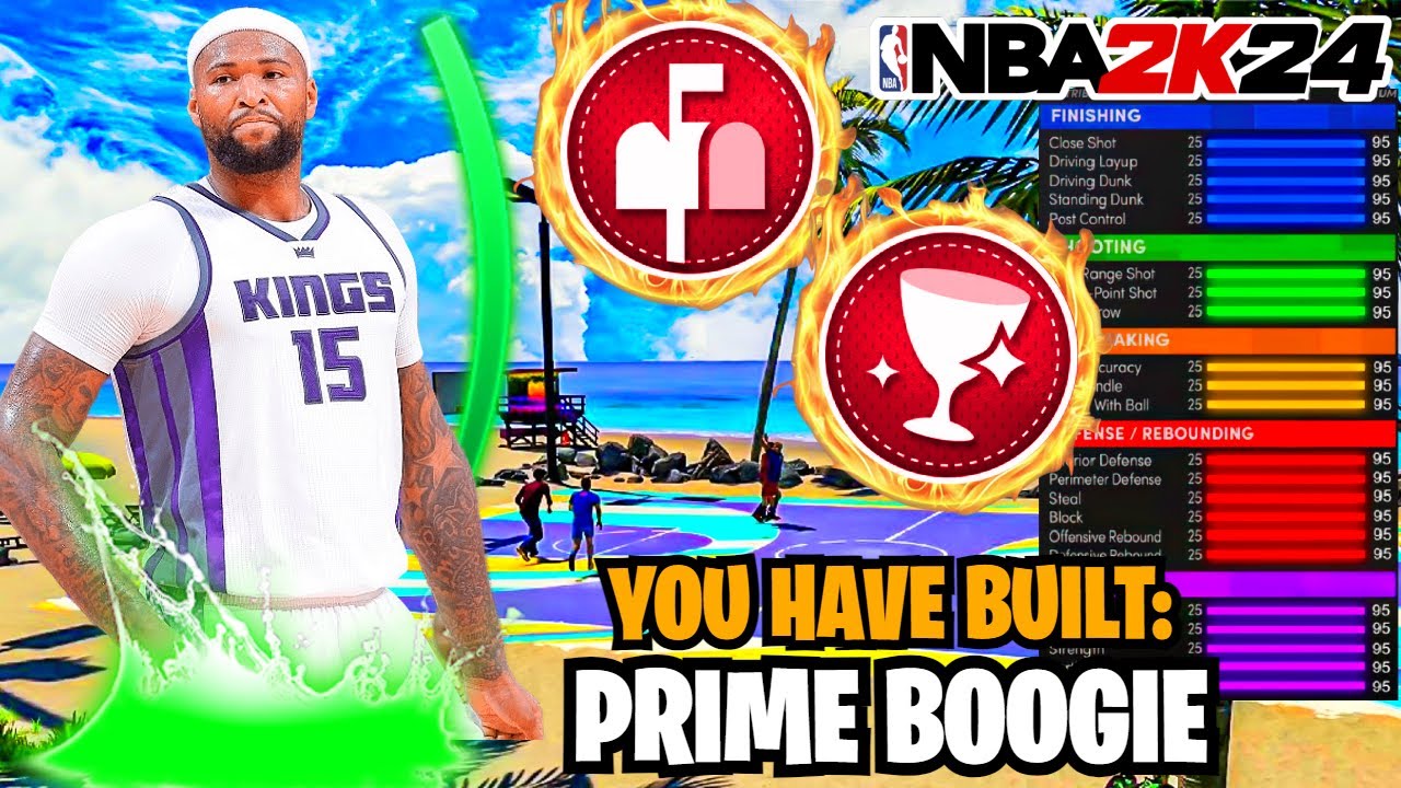 THE BEST PRIME DEMARCUS COUSINS BUILD IN NBA 2K24 NEXT GEN | REBIRTH ...