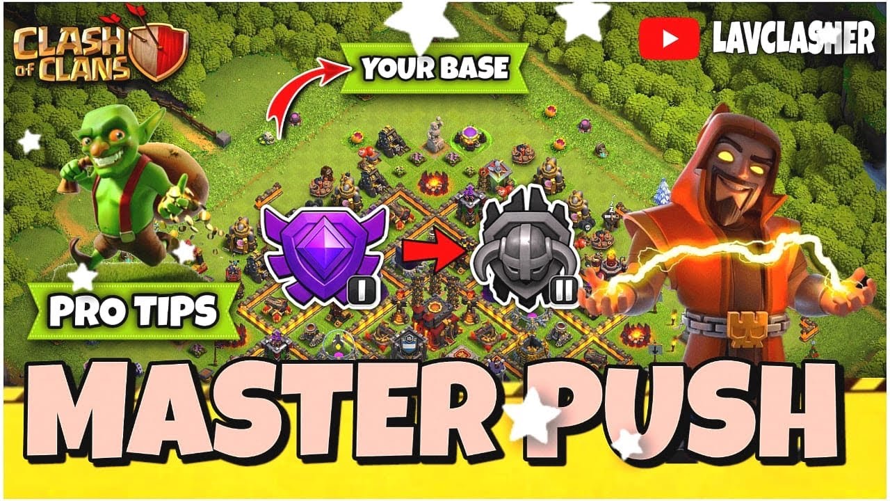 😎 TH 10 MASTER PUSH AND BASE VISITING COME FAST | CLASH OF CLANS LIVE 🔥 ...