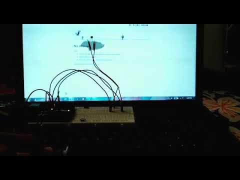 playing Crome dino game using arduino uno and servo motor... - YouTube