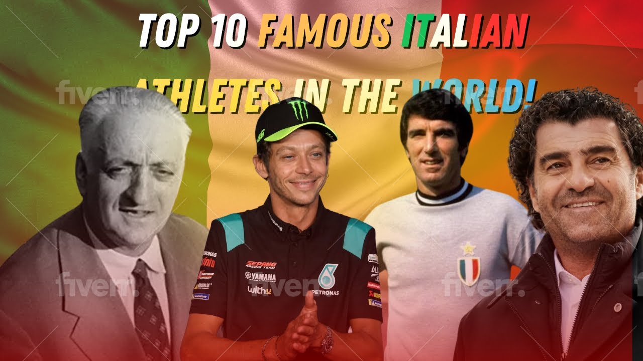 Top 10 famous Italian athletes in the world - YouTube