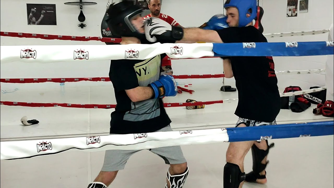 💥Sparring Kick Boxing💥 Álvaro (esquina roja) Pablo (esquina azul) - YouTube