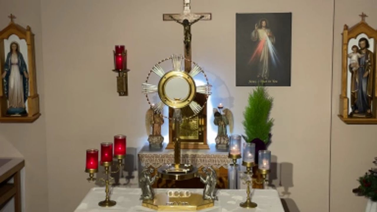 LIVE Eucharistic Adoration - Sisters of Divine Mercy - YouTube