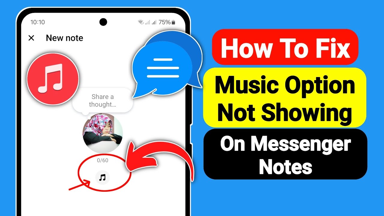 How To Fix Music Option Not Showing On Messenger Notes - 2024 ...