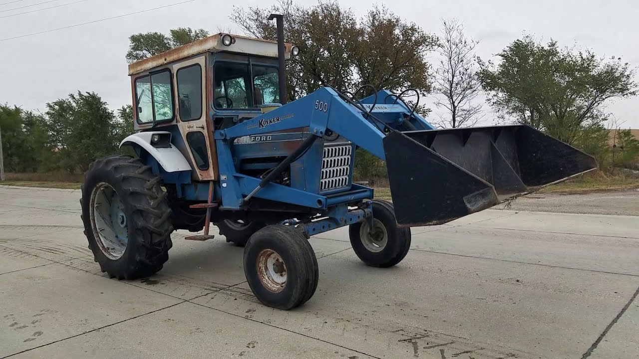 Ford 8000 Tractor With Koyker K500 Loader - YouTube