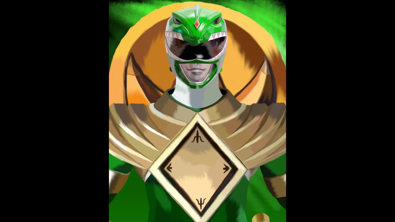 MMPR Drawings Green Ranger - YouTube