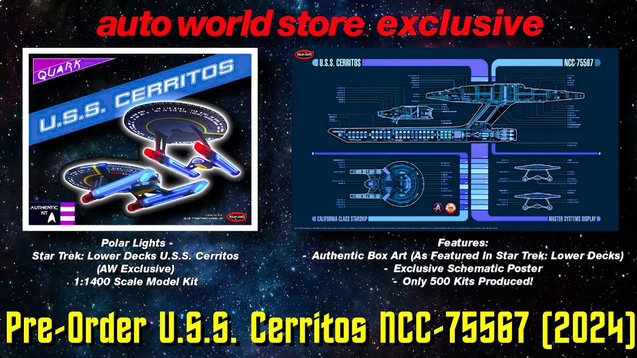 Polar Lights Star Trek: Lower Decks U.S.S. Cerritos (AW Exclusive ...