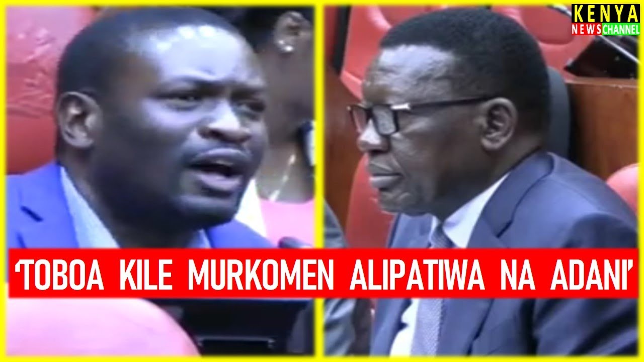 Listen what ANGRY Sifuna told Chirchir about Murkomen on Adani JKIA ...