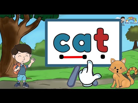 CVC Words "a" | Learning how to Read | Reading for Nursery ...
