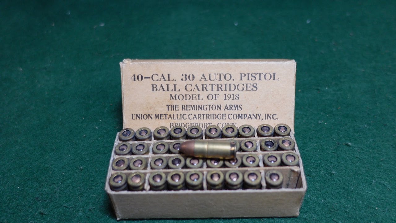 The US WWI Pedersen Device Cartridge - Closer look and history. - YouTube