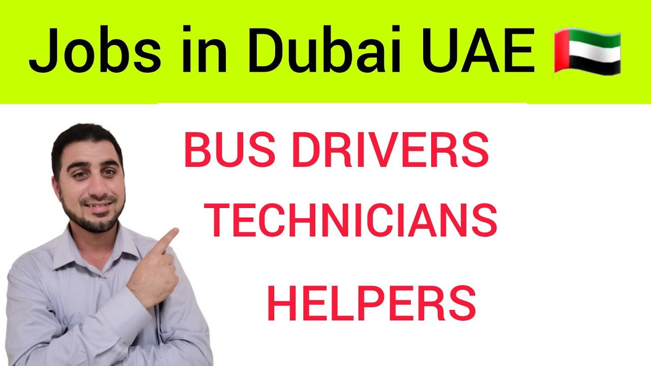 Bus Drivers Jobs in Dubai UAE & Helpers Jobs | Foughty1 - YouTube