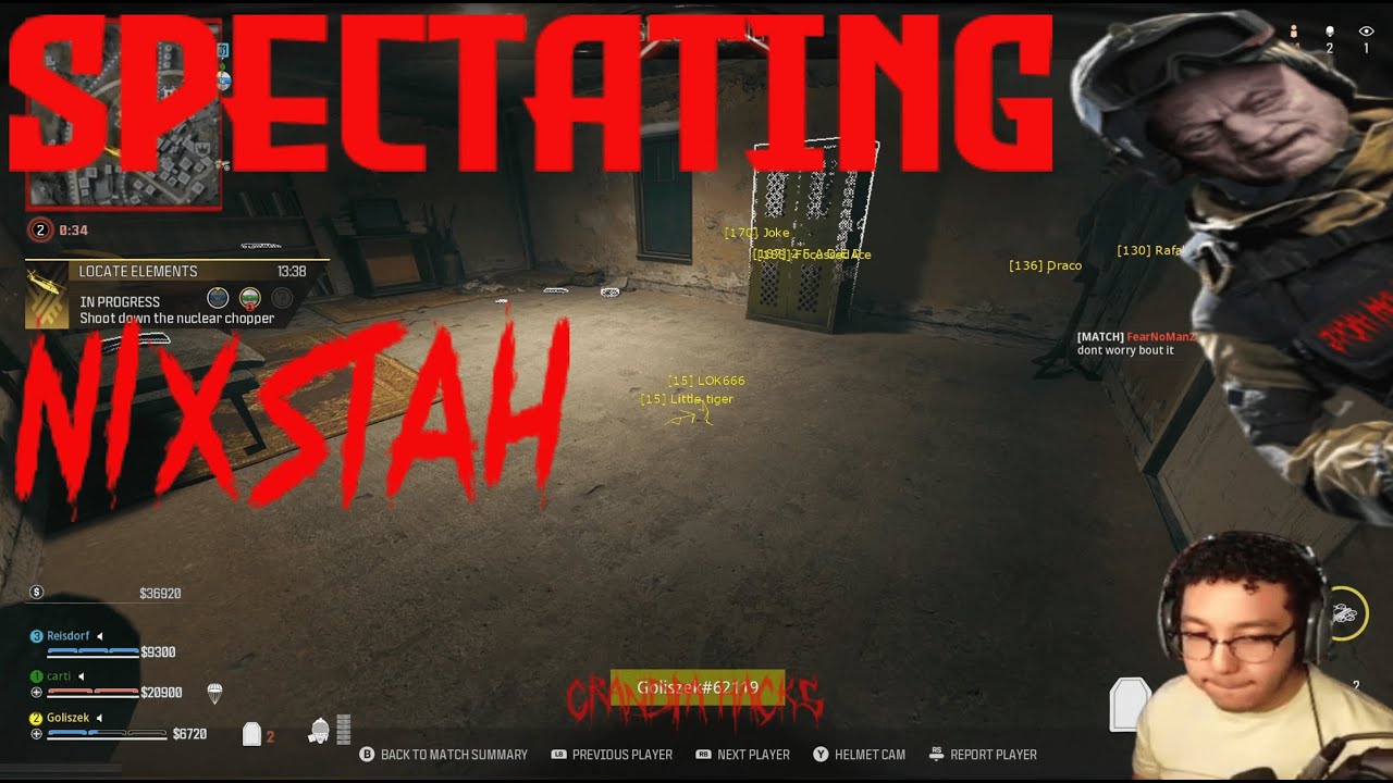 Spectating Nixstah with WALL HACKS Warzone 3 (My POV) - YouTube