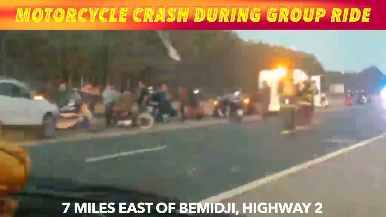 Motorcycle Crash During Group Ride Near Bemidji, MN Friday Night - YouTube