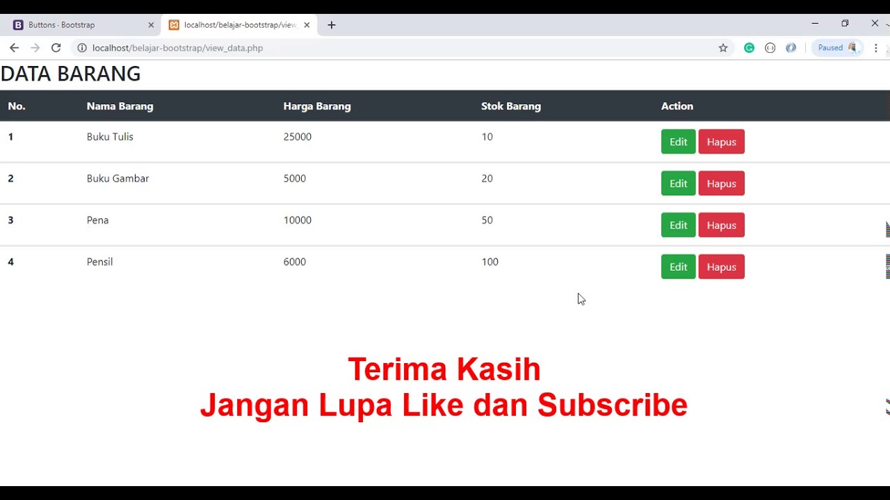 Membuat Tabel Dengan Bootstrap Aqsholrifanza - vrogue.co Membuat Tabel Dengan Bootstrap Aqsholrifanza - vrogue.co