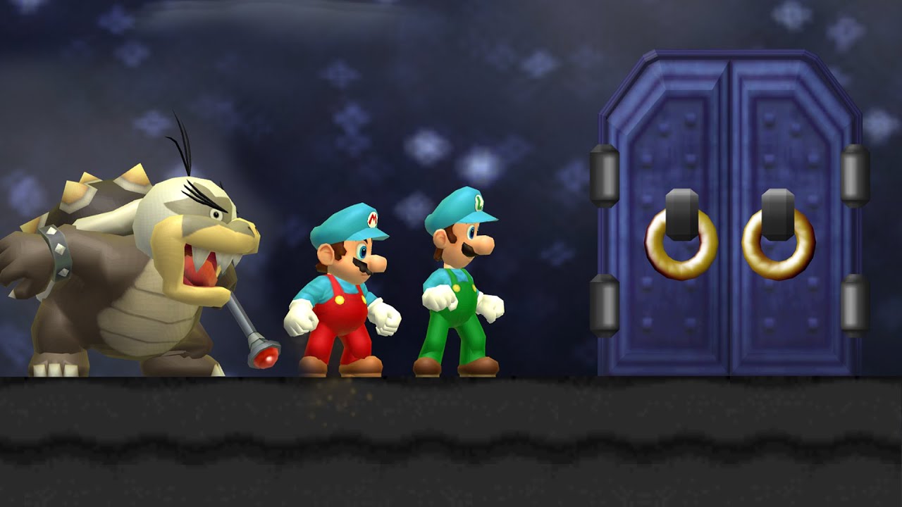 New Super Mario Bros. Ducktales Edition - 2 Player Co-Op Walkthrough ...