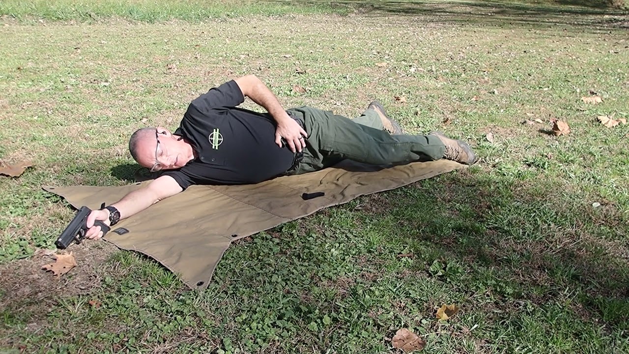 Pistol Shooting From The Prone Position - YouTube