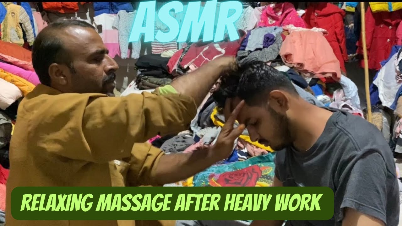 ASMR Relaxing Massage After heavy work| Feel Relax instantly sleep ...