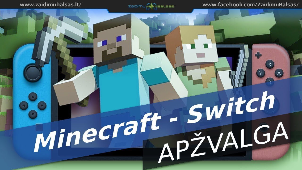 Minecraft - Switch Cross-Play Versijos Apžvalga - YouTube