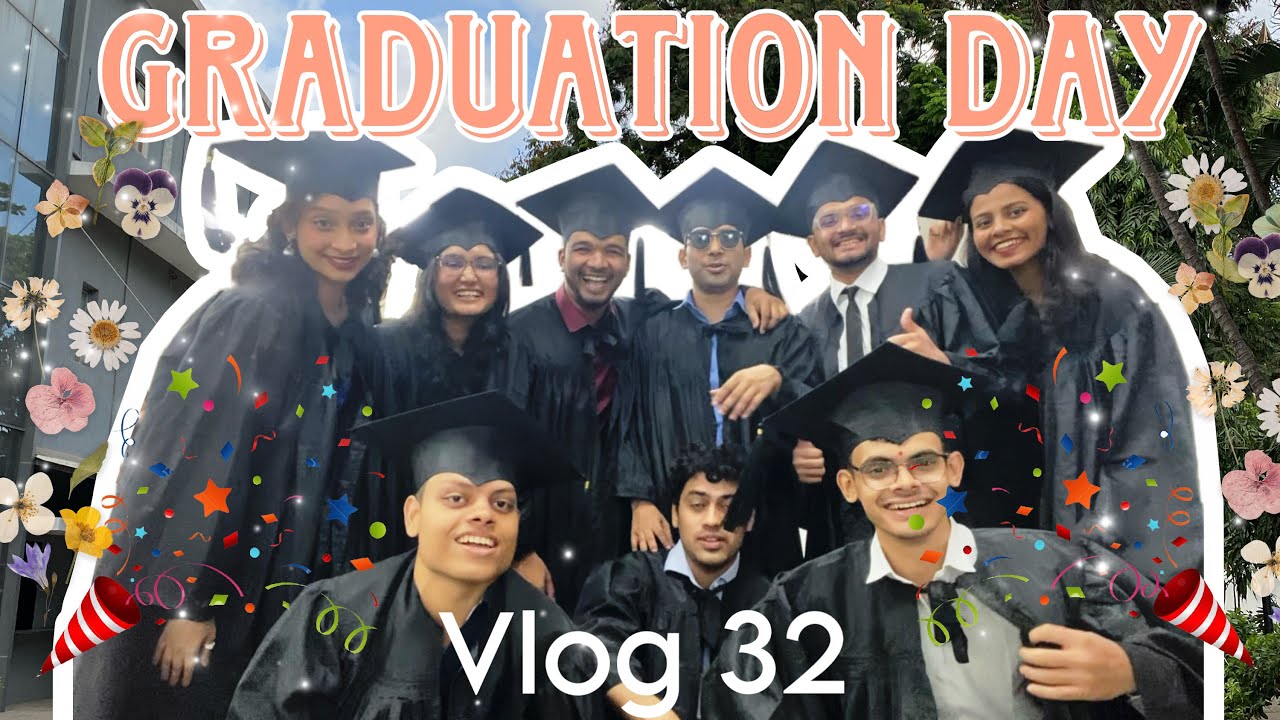 Vlog-32 The Graduation Day | Finally a Graduate🫡 and Leaving with many ...